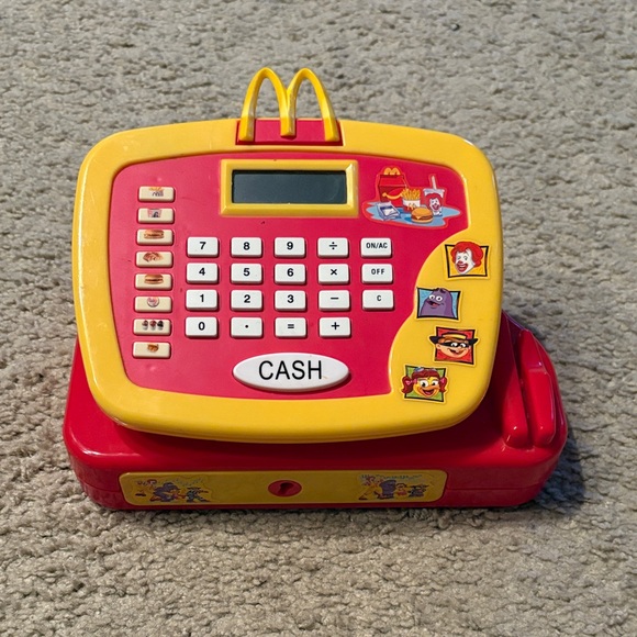 McDonald's | Toys | Mcdonalds Vibrant Red And Yellow Learning Cash ...
